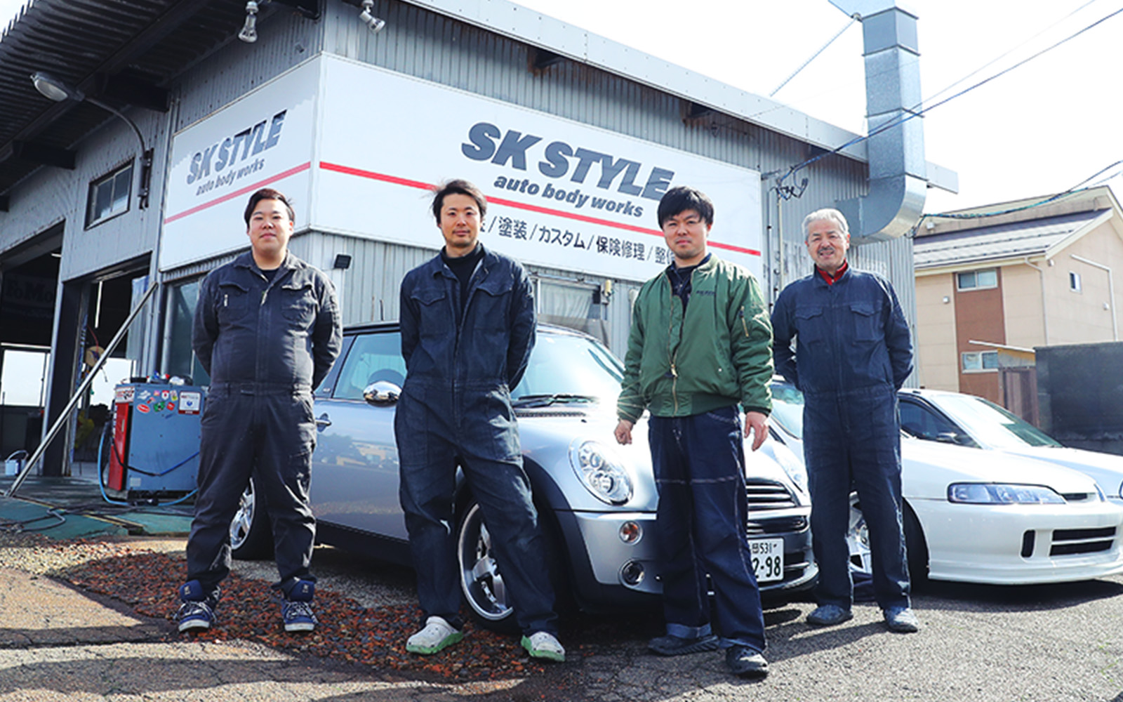HOME - 新潟市で板金塗装や自動車整備のことなら『SK STYLE auto body works』